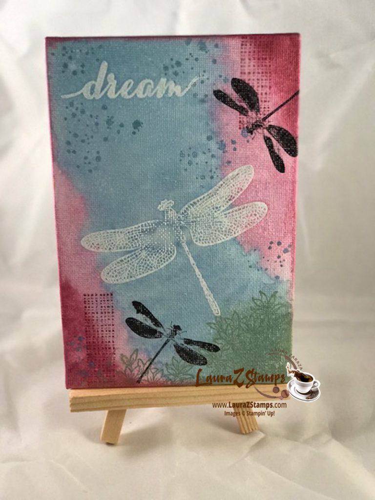 Stamping on Canvas Panels