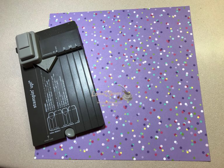 Making use of my Gift Bag Punch Board